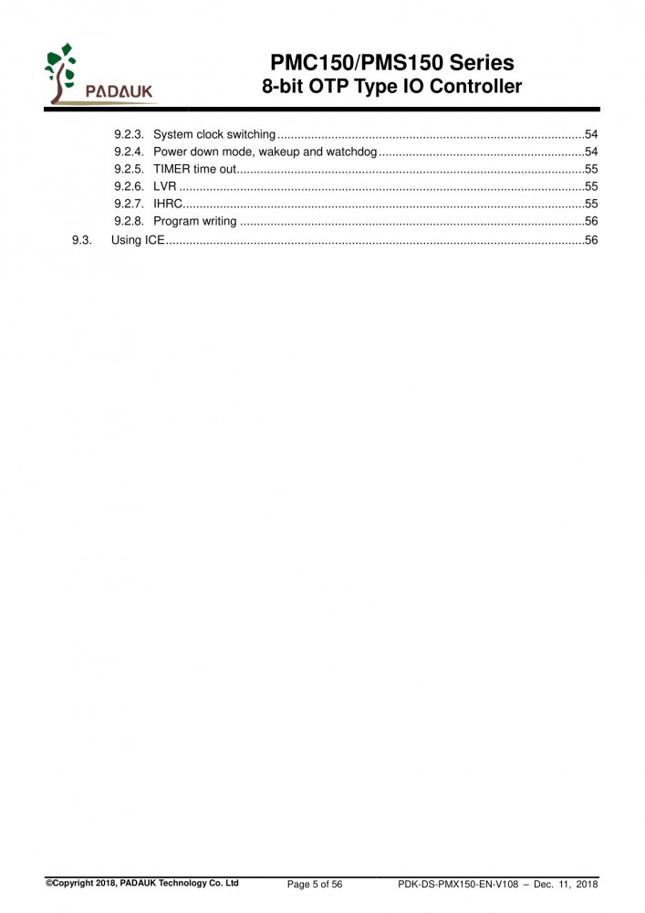 PMC150 datasheet page 5