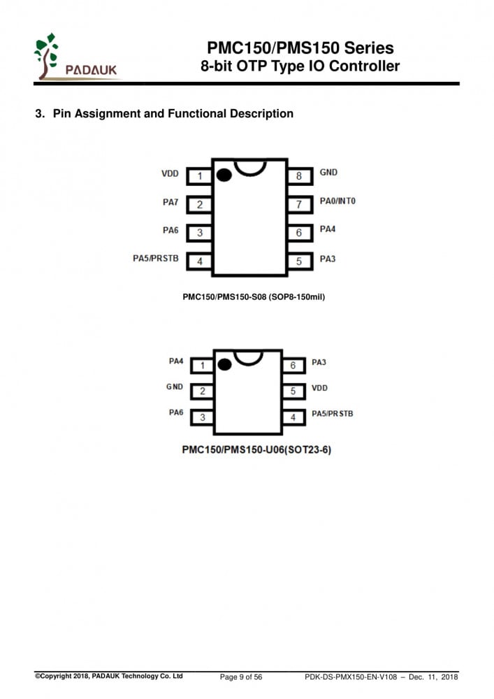PMC150 datasheet page 9