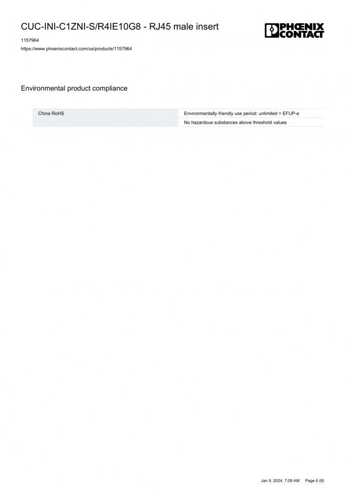 Phoenix Contact 1157964 technical document page 6