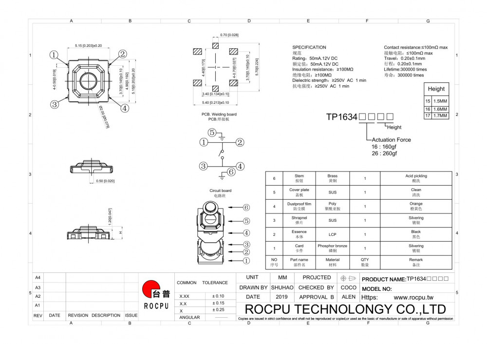 ROCPU TP163 product documentation image
