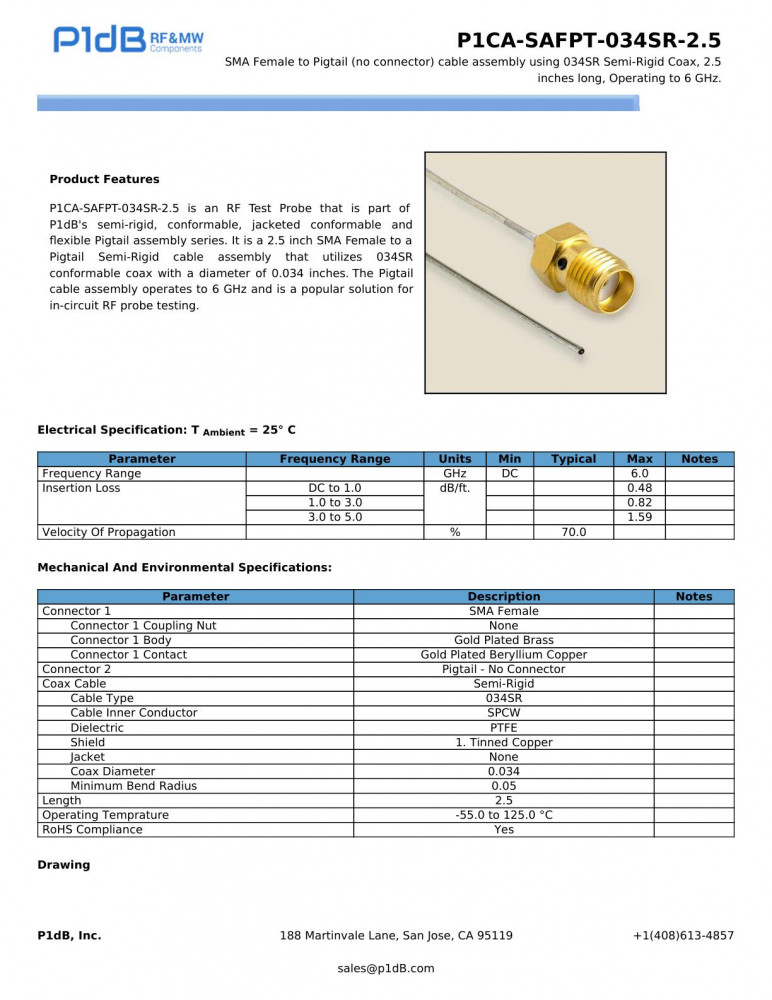 P1CA-SAFPT-034SR-2.5 product document image, page 1
