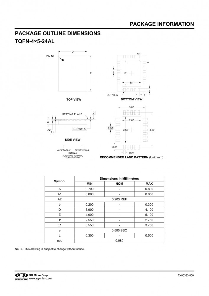 SGM8437-2 datasheet page 10