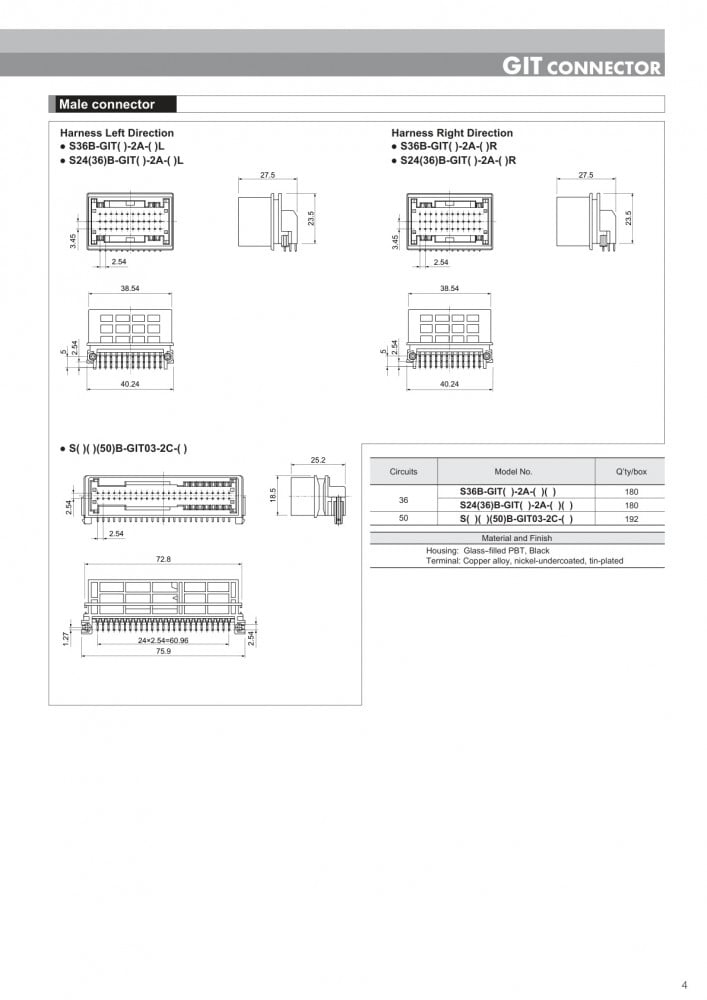 JST GIT connector documentation page 4