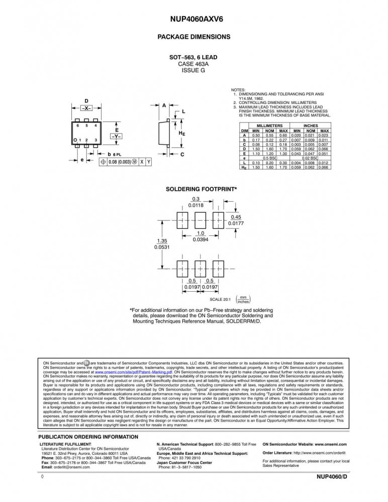 NUP4060AXV6T1G datasheet page 4