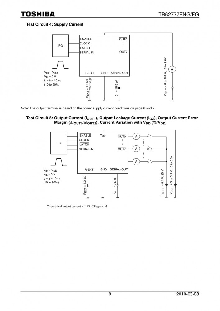TB62777FNG datasheet page 9