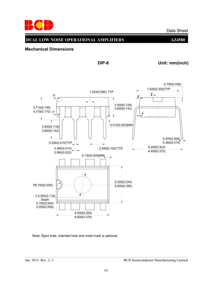 AZ4580 datasheet page 10