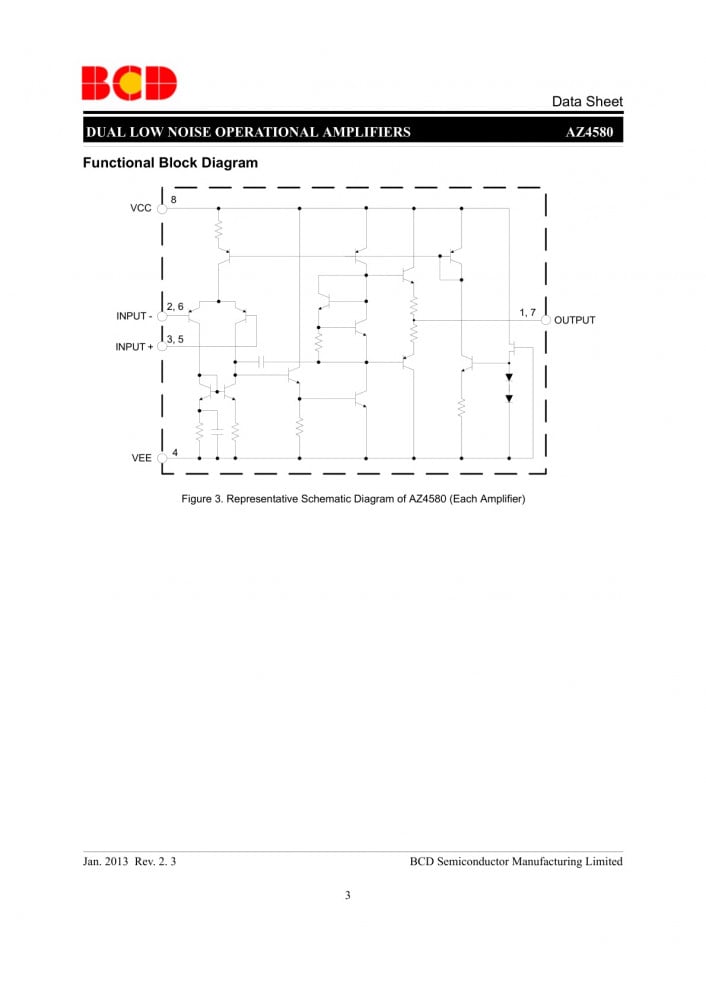 AZ4580 datasheet page 3