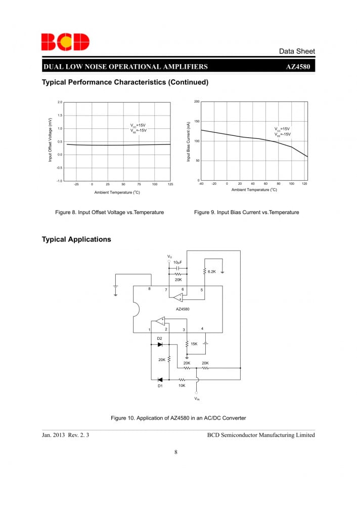 AZ4580 datasheet page 8