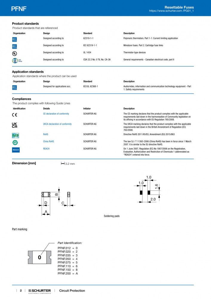 PFNF.110.2 technical document page 2