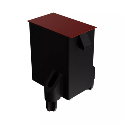 Mega-Fit Vertical Header, 5.70mm Pitch, Through Hole, Dual Row, 4 Circuits, Matte Tin (Sn) Plating, 3.73mm Tail Length, Glow-Wire Capable, Tape and Reel, with Pick-and-Place Tape, Black