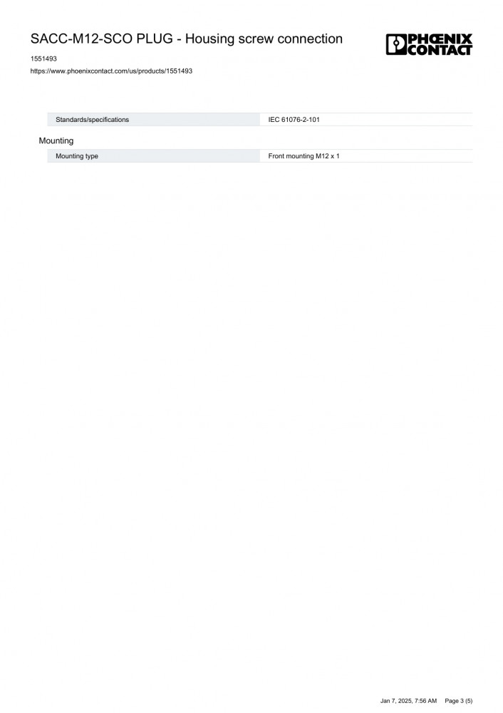 Phoenix Contact 1551493 technical document page 3
