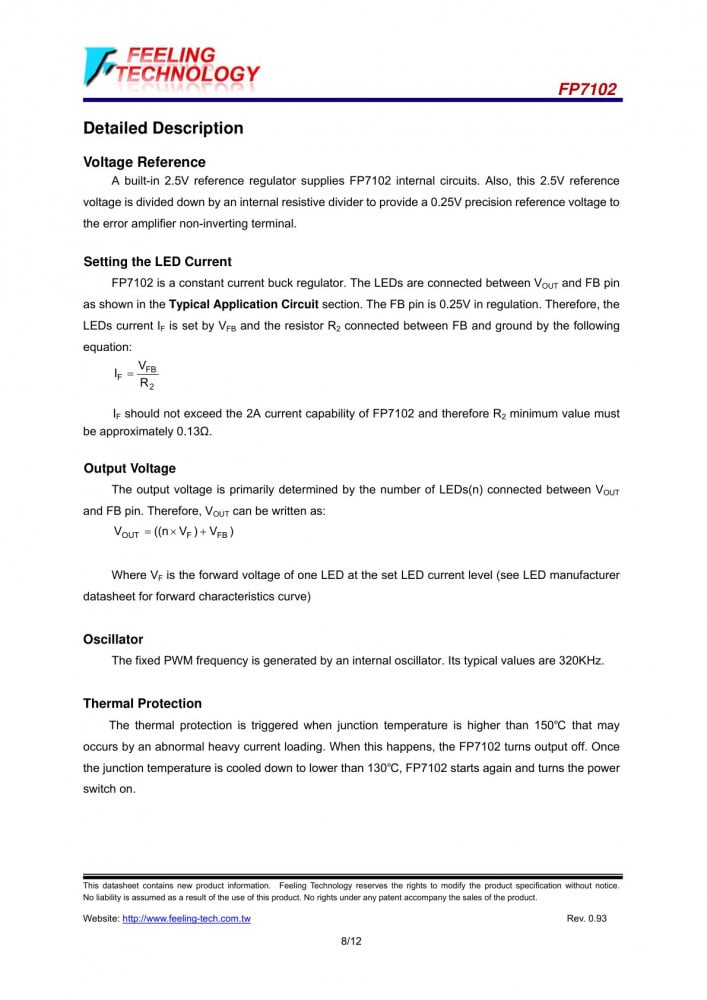 FP7102DR-LF datasheet page 8