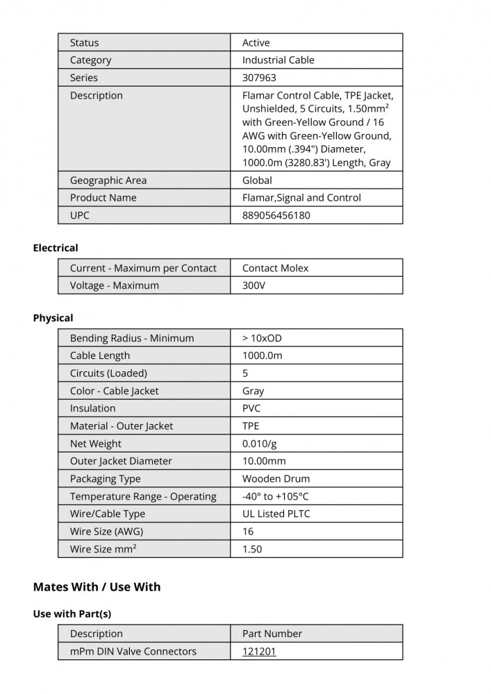Product document image 2 for MOLEX 1552400189