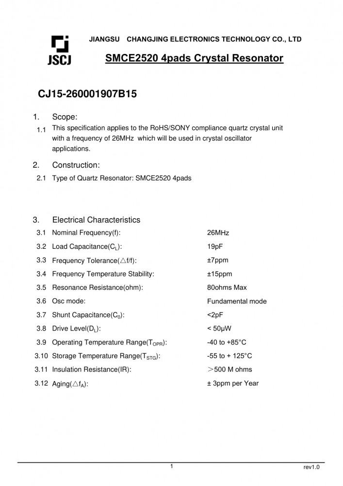 CJ15-260001907B15 specification page 2