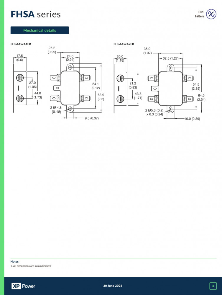FHSAA filter technical document, page 4