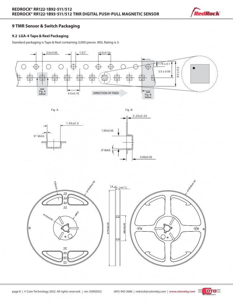 COTO RR122 datasheet page 8