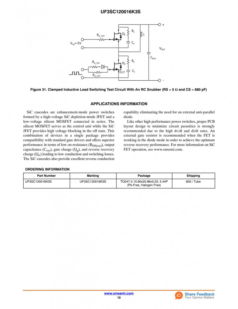 UF3SC120016K3S datasheet page 10