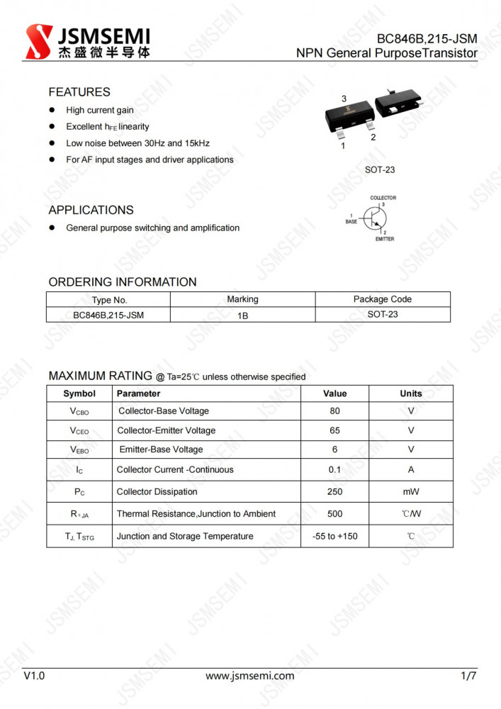 BC846B,215-JSM datasheet page 1