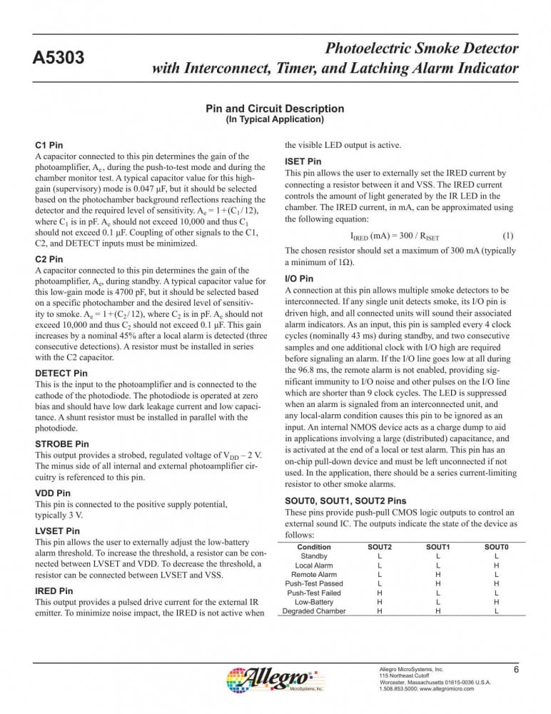 A5303 datasheet page 6