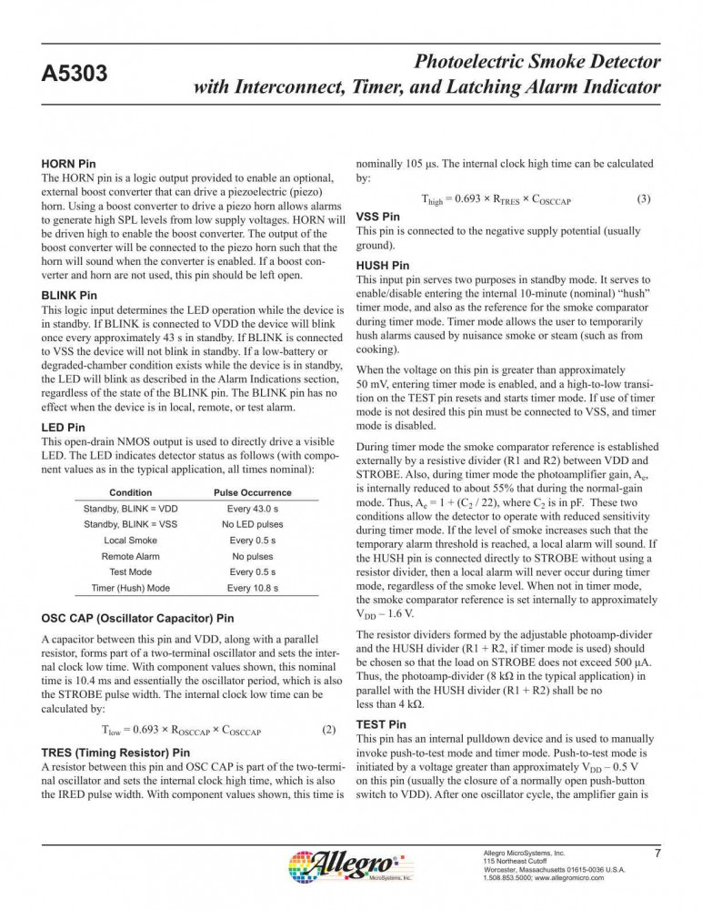 A5303 datasheet page 7
