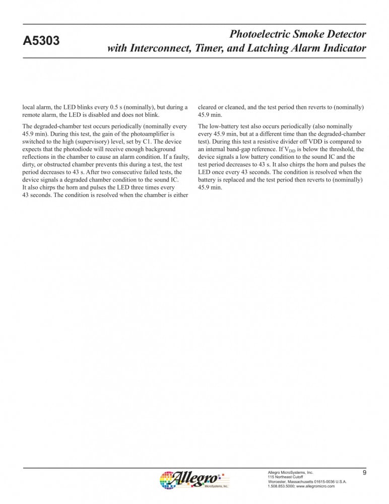 A5303 datasheet page 9
