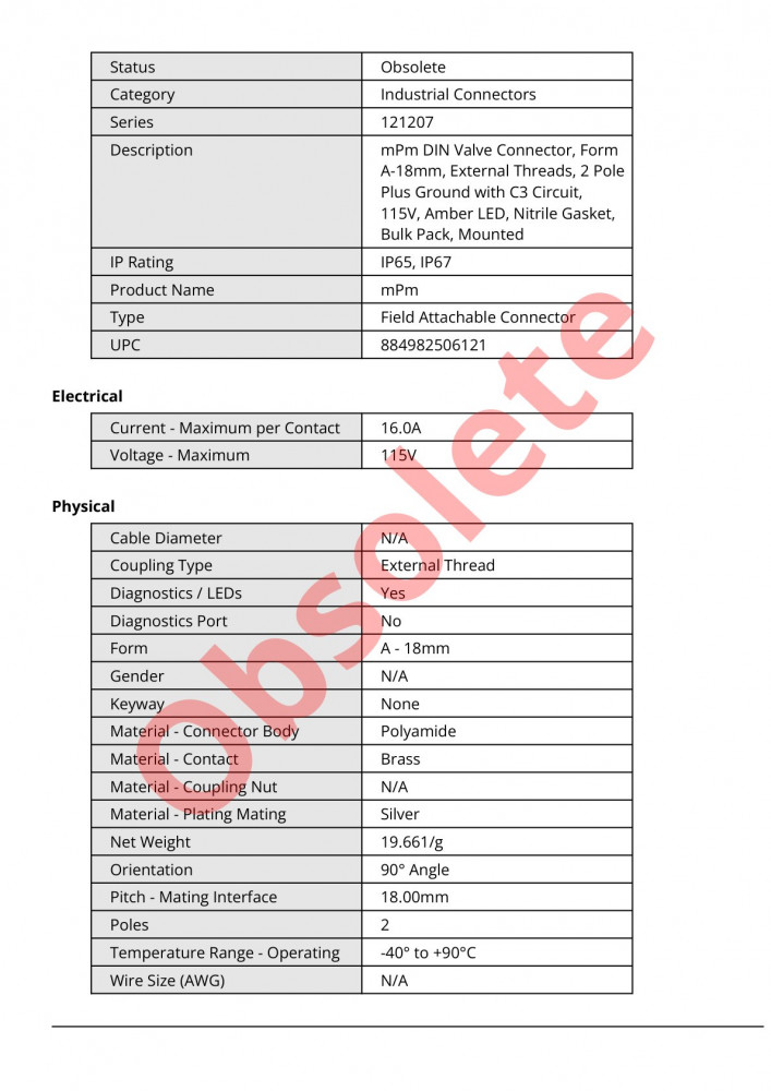 Molex S28 packaging specification page image 2