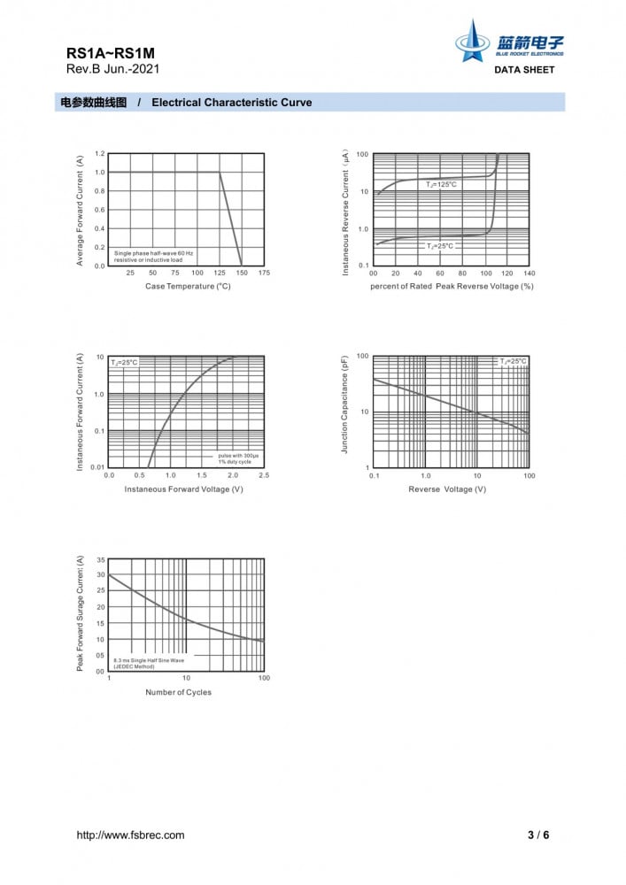 RS1D datasheet page 3