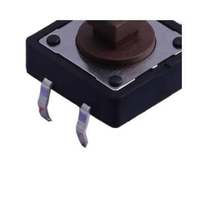 Diptronics DTS-24N-S-V Tactile Switch – 24mm Momentary Push Button Switch for PCB Electronics