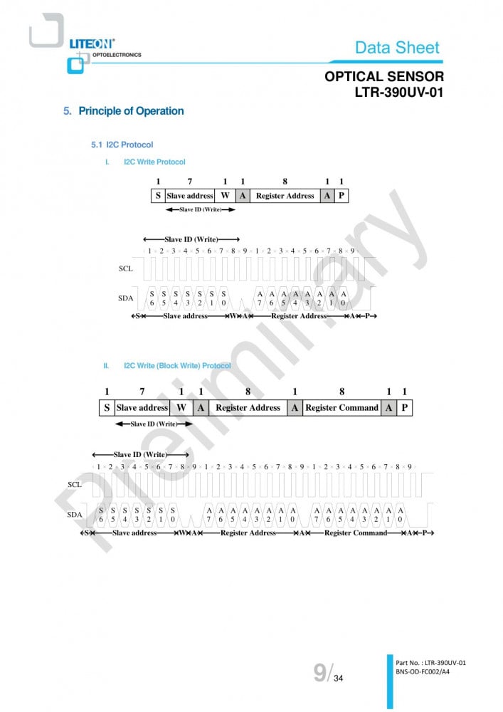 LTR-390UV-01 datasheet page 9