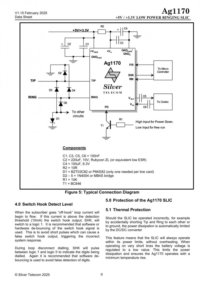 Ag1170 datasheet page 9