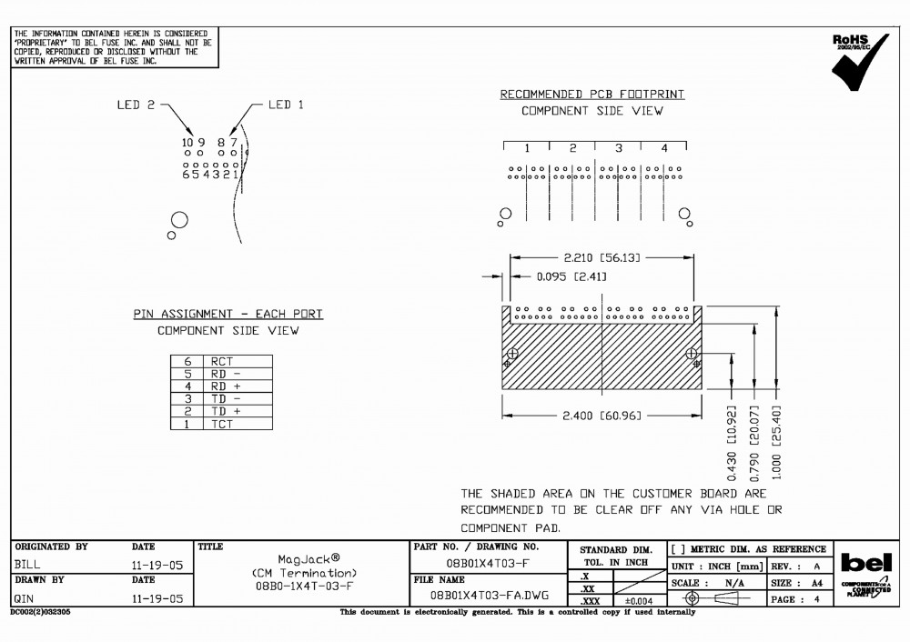 08B0-1X4T-03-F technical drawing page 3