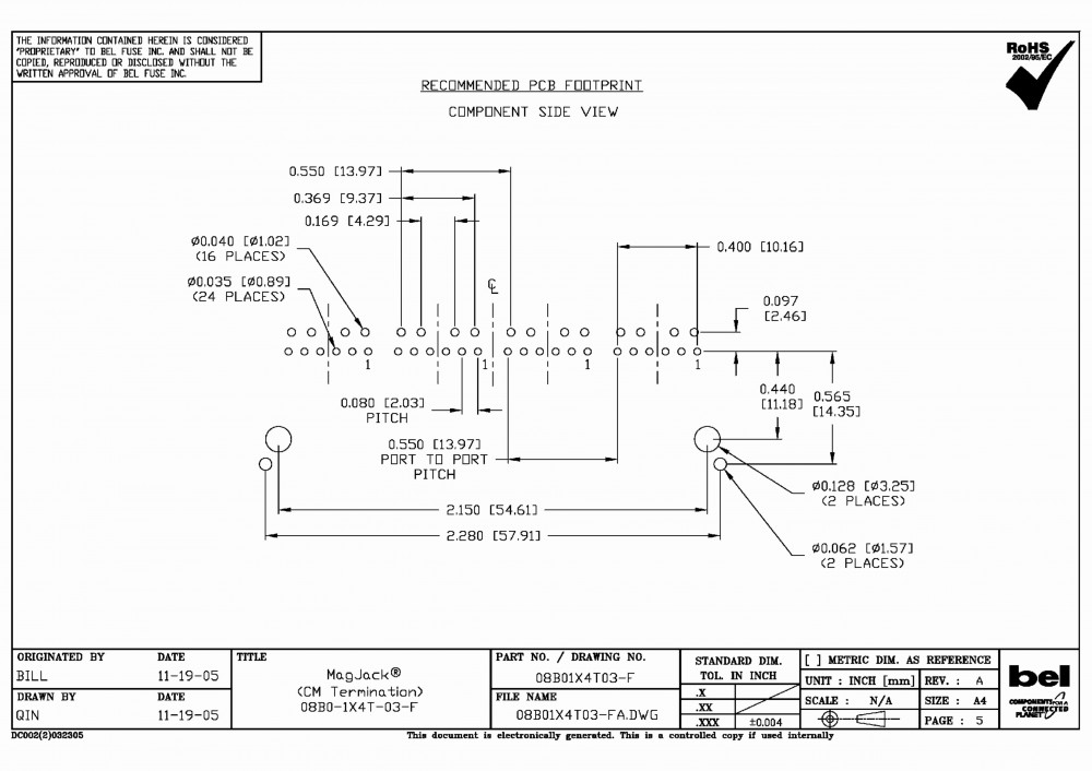 08B0-1X4T-03-F technical drawing page 4