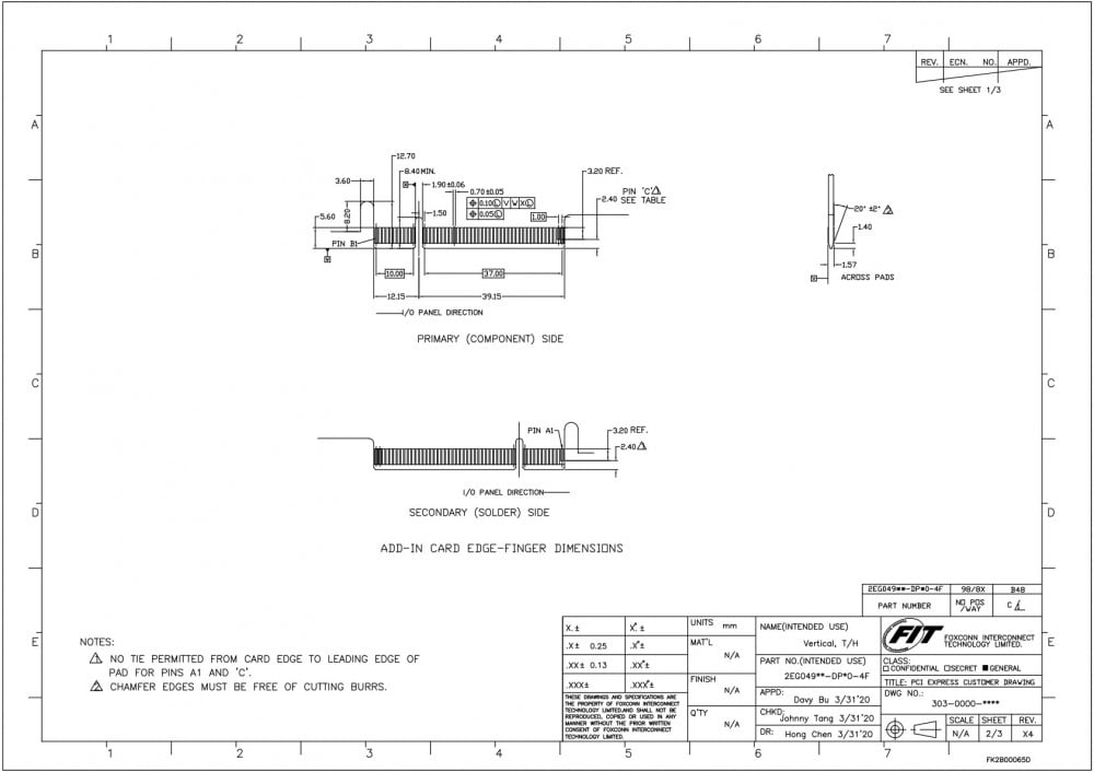FOXCONN 2EG04943-DPL0-DF drawing page 2