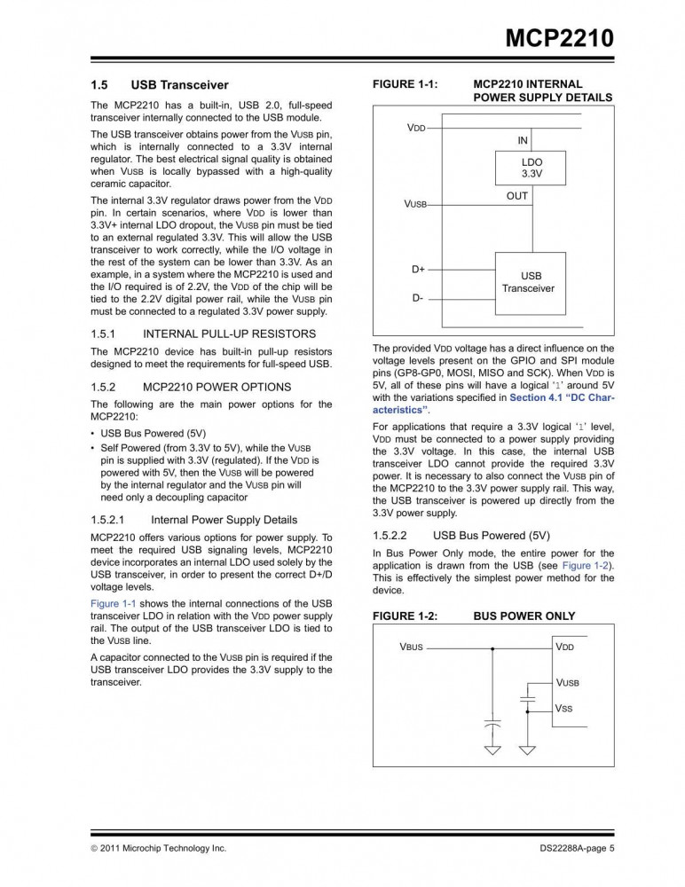 MCP2210 document preview page 5