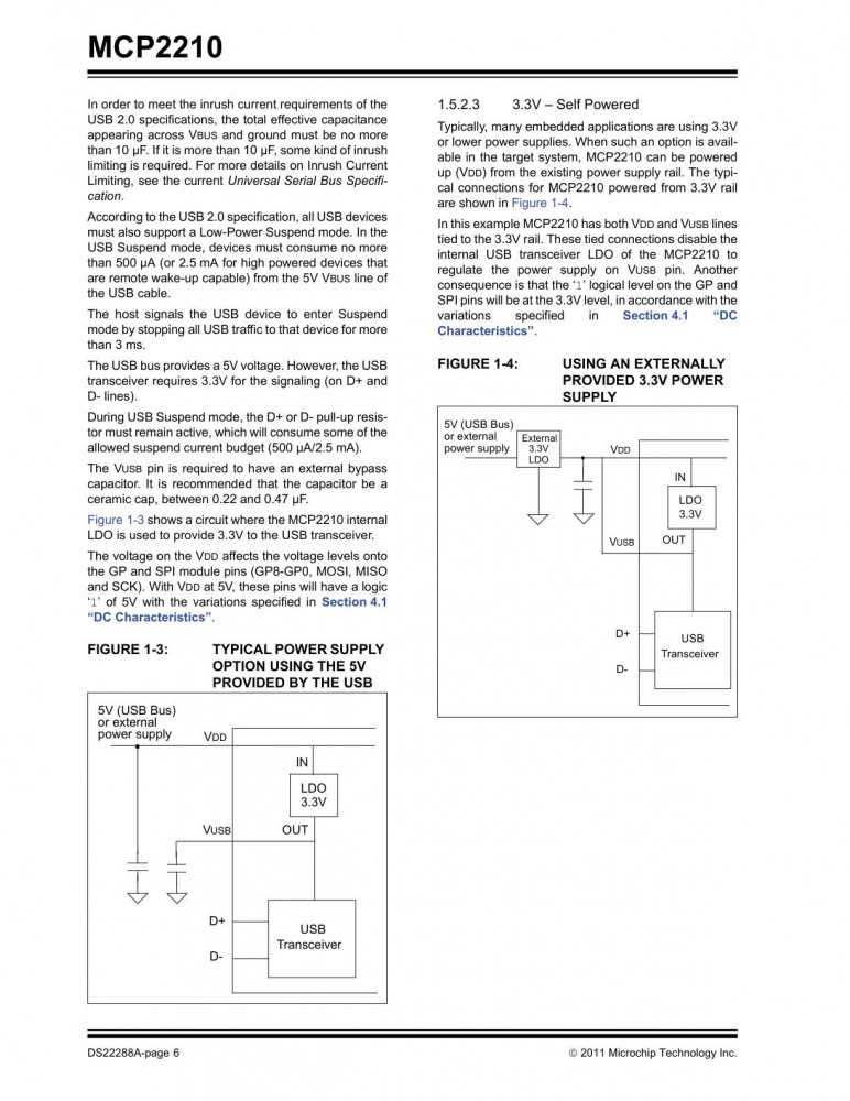 MCP2210 document preview page 6