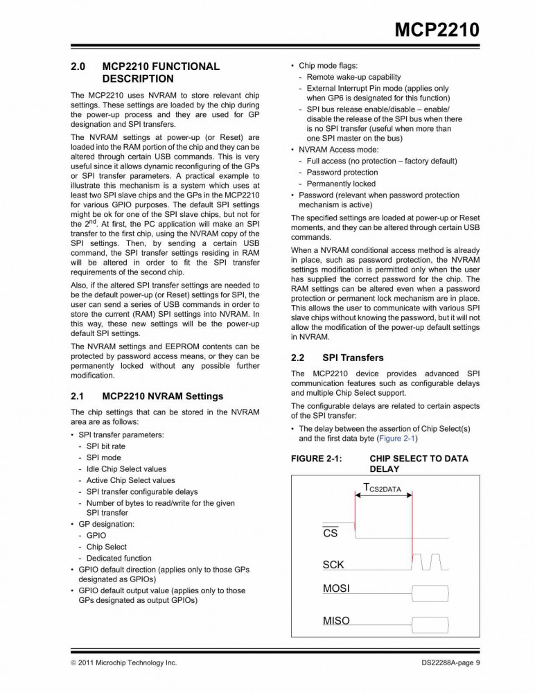 MCP2210 document preview page 9