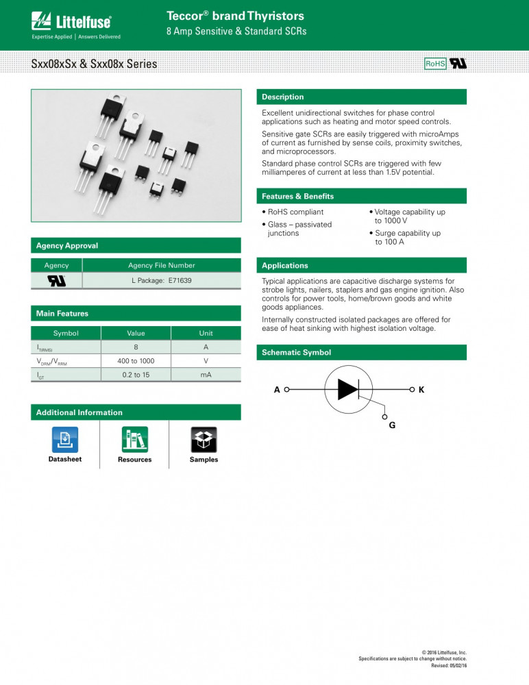 S4008LS2TP datasheet page 1