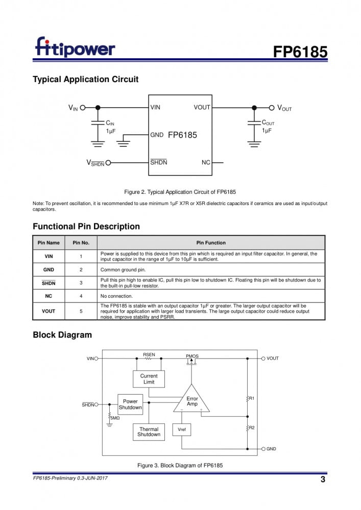 FP6185 datasheet page 3