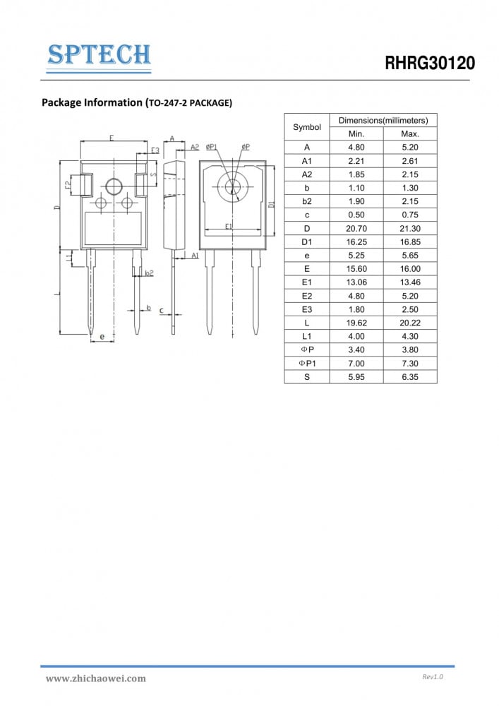 RHRG30120 technical document page 3
