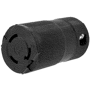 Locking Devices, Twist-Lock®, Industrial, Female Connector Body, 20A 125/250V, 3-Pole 4-Wire Grounding, L14-20R, Screw Terminal, Black and White