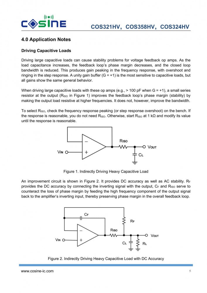 COS324HV datasheet page 5