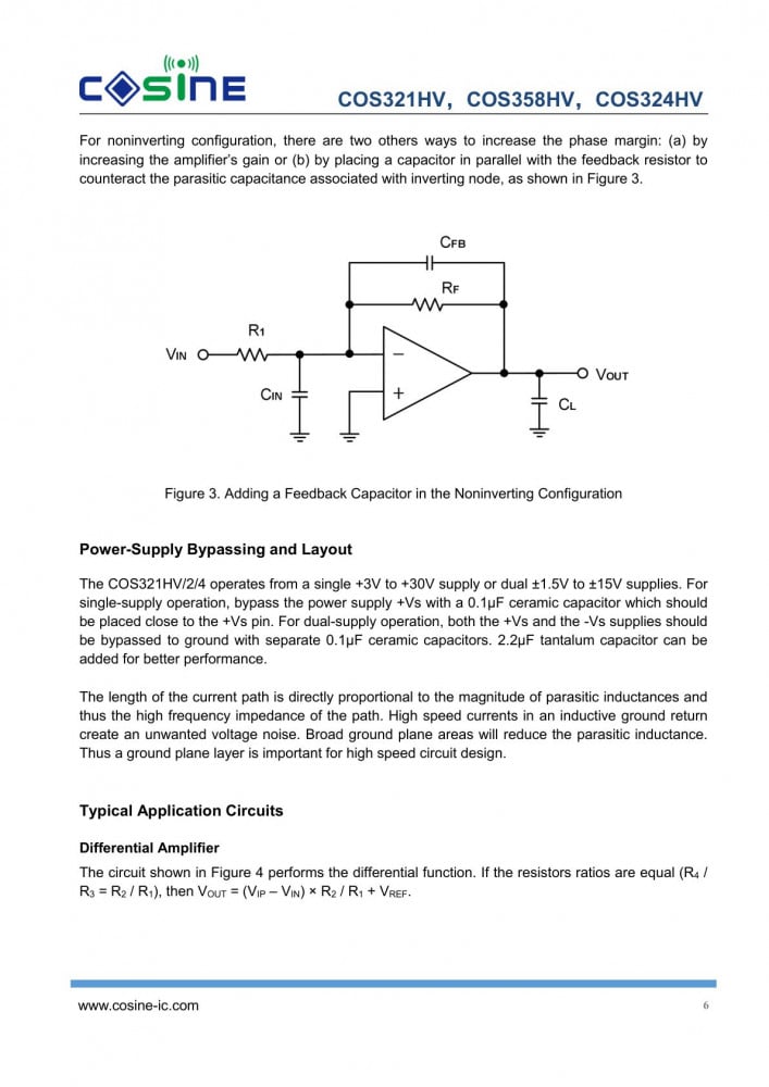 COS324HV datasheet page 6