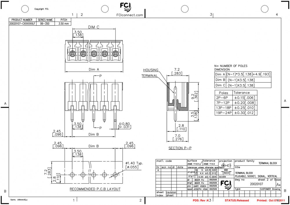 Amphenol OQ0212500000G document page 2