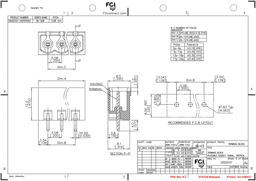 Amphenol OQ0212500000G document page 5