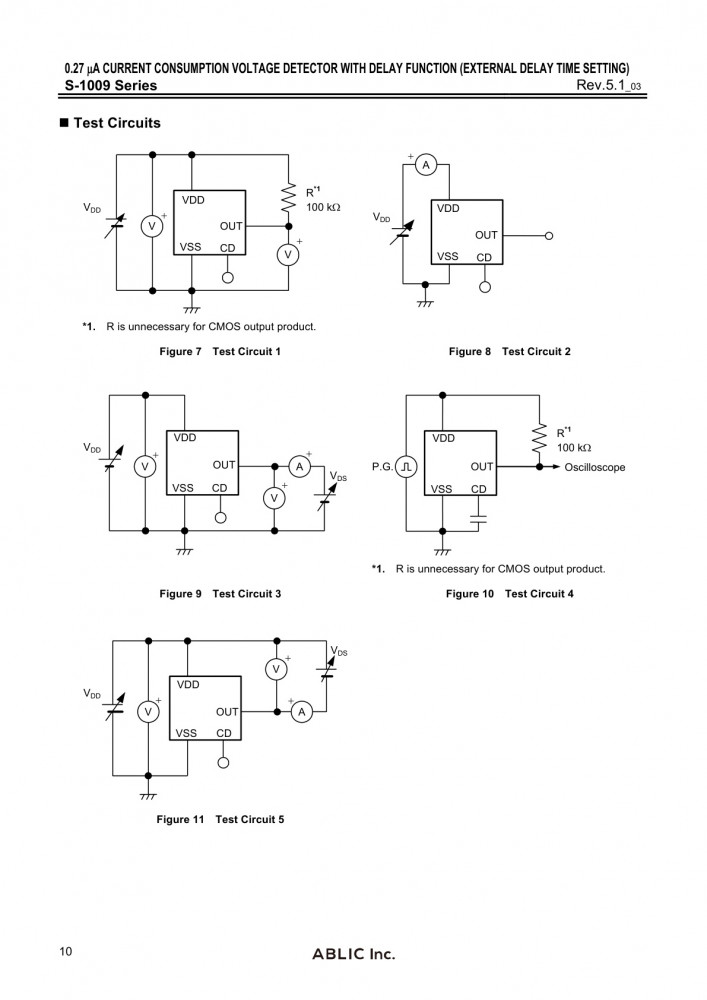 ABLIC S-1009 datasheet page 10