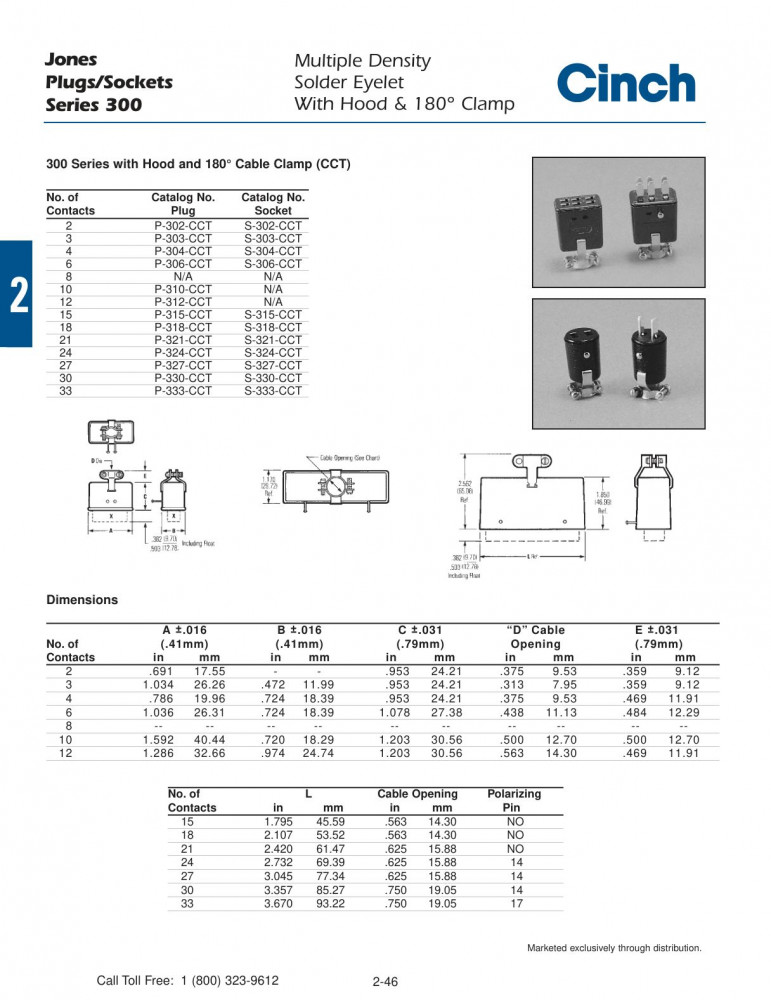 CINCH 300 Series documentation page 3