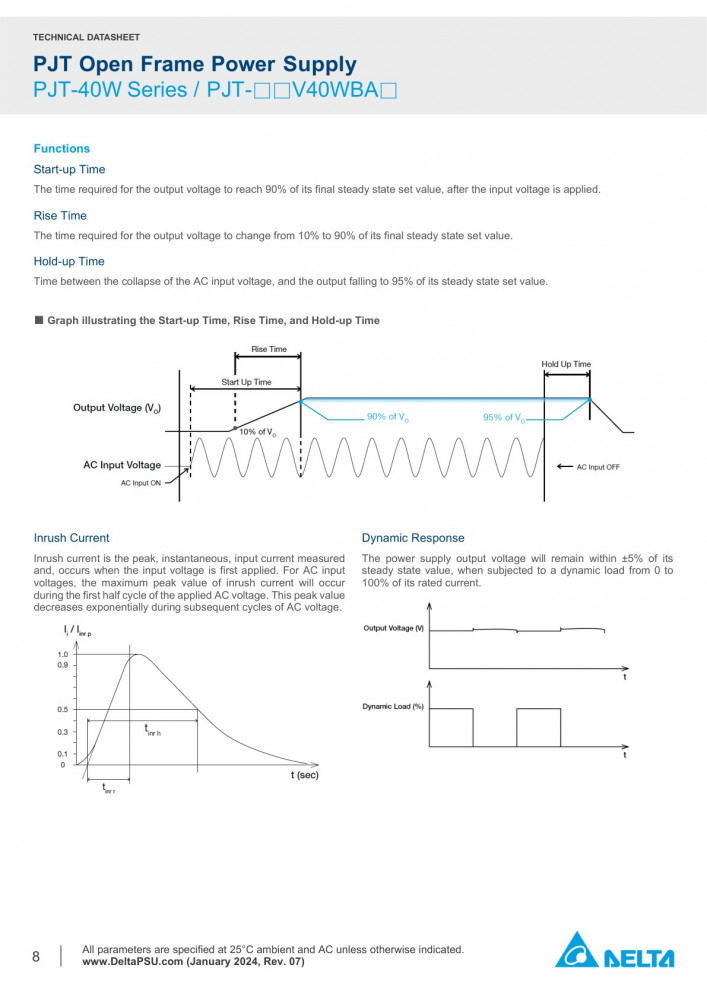 DELTA PJT datasheet page 8
