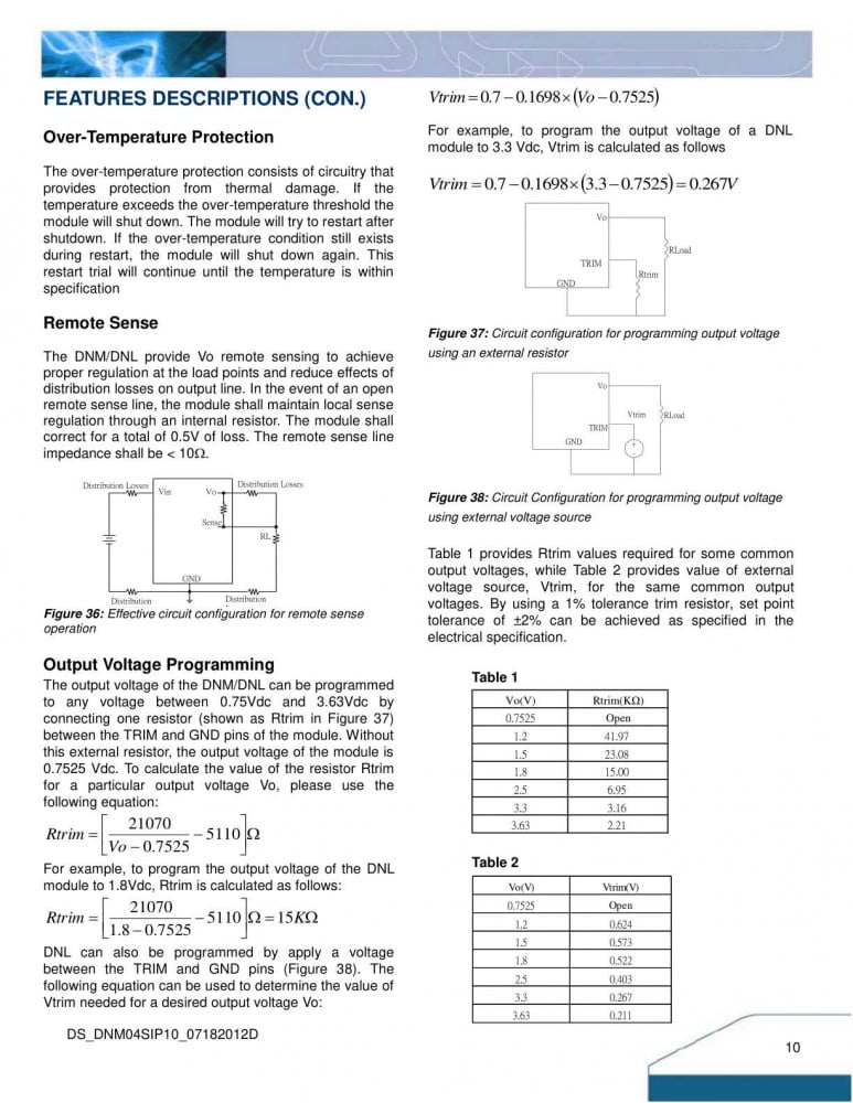 DNM04S0A0R10NFD datasheet page 10