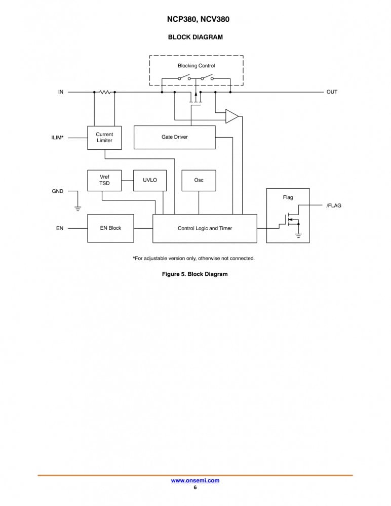 NCP380 datasheet page 6