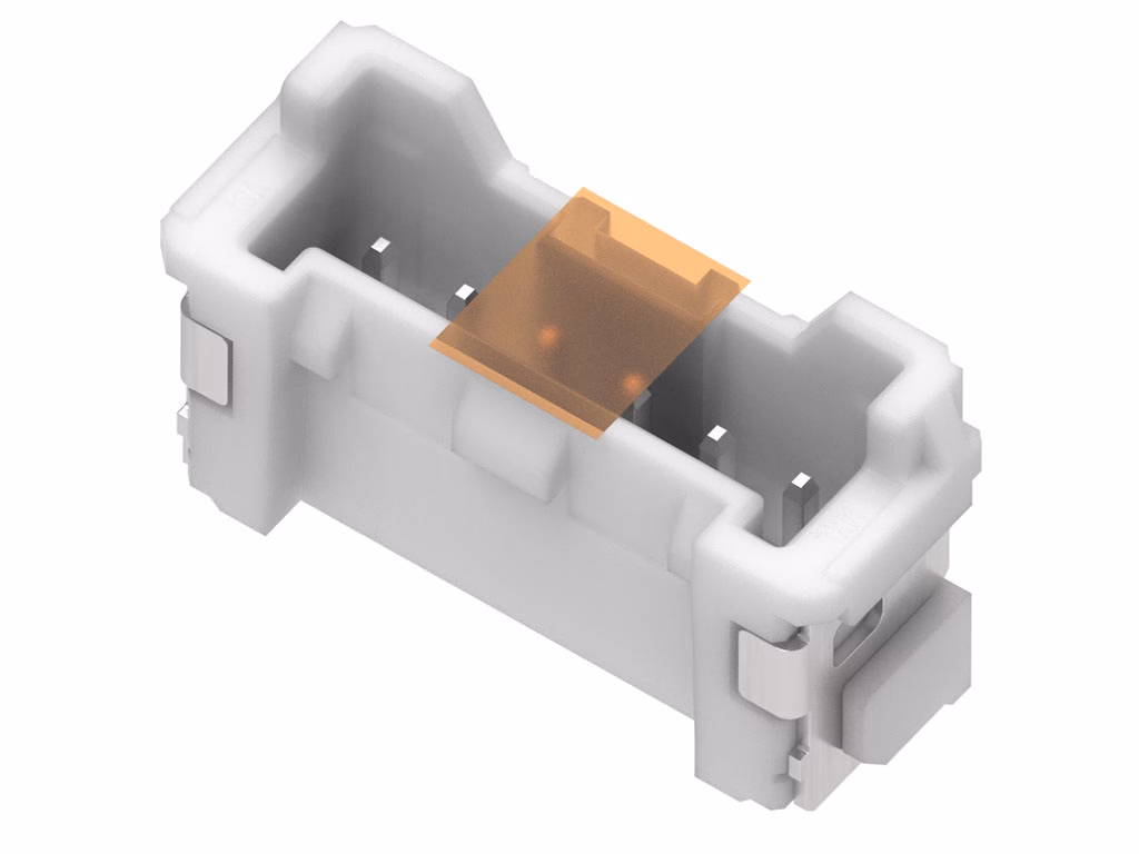 2.00mm Pitch, Micro-Lock Plus PCB Header, Single Row, Right-Angle, Surface Mount, 0.38µm Gold Plating, Positive Lock, 7 Circuits, Low-Halogen, Natural (White)